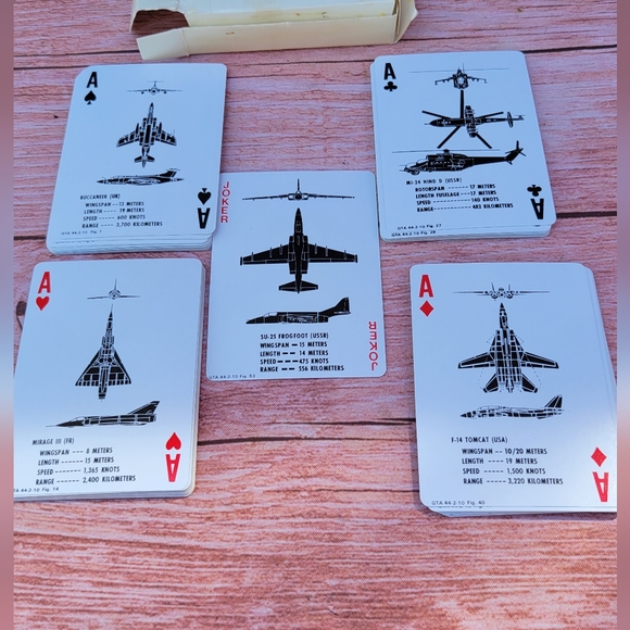 Games | Vintage Aircraft Recognition Playing Cards | Poshmark